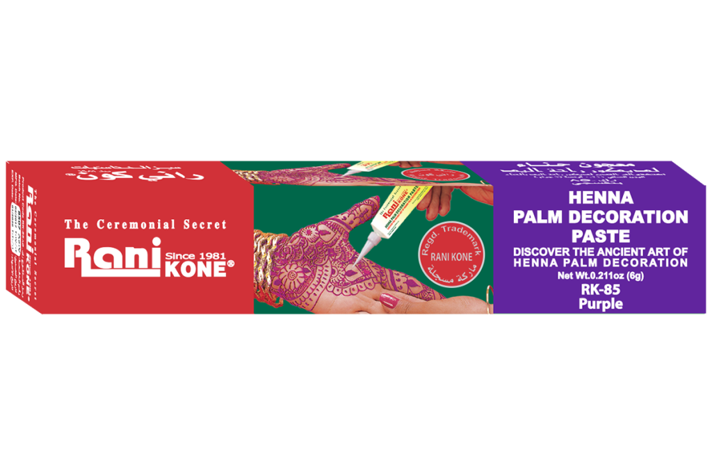 RANI KONE HENNA PALM DECORATION PASTE – PURPLE | – Rani Kone – The ...